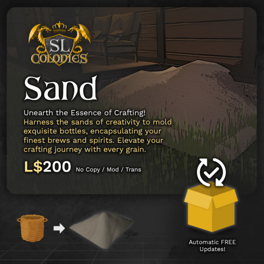 Second Life Marketplace - [SL Colonies] Gatherables :: Sand